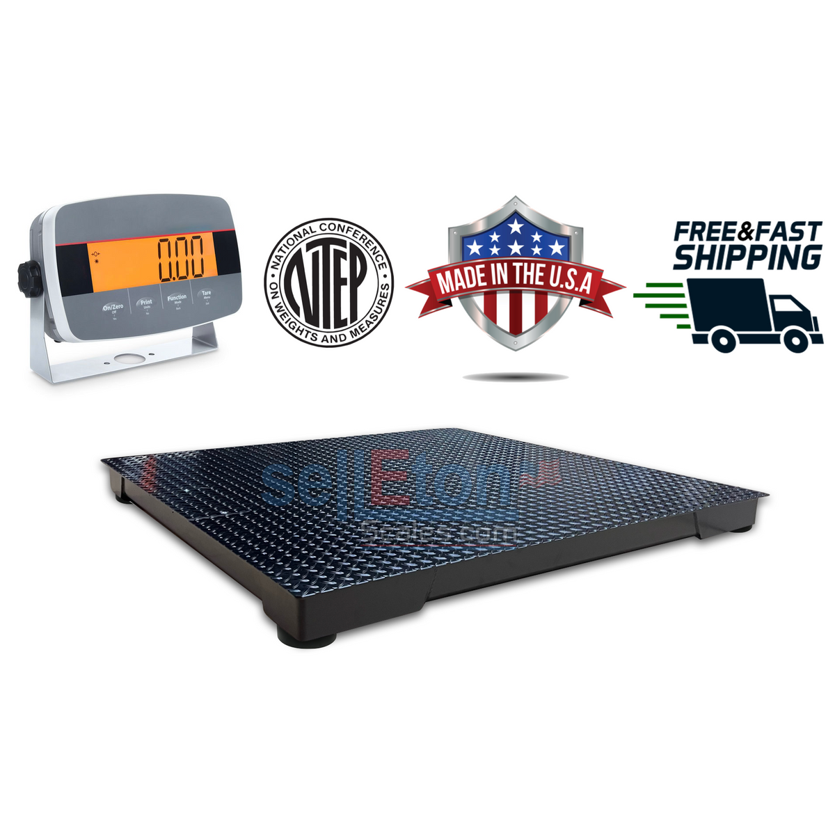 Enhancing Industrial Weighing with SellEton SL-900 USA Made Floor Scal