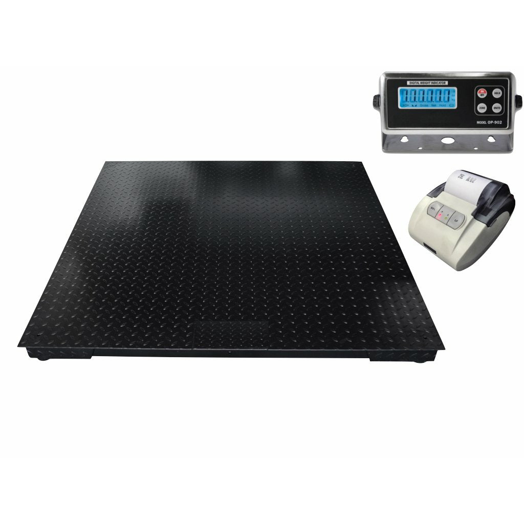 60" X 60" Floor Scale with Indicator & Printer | SellEton Scales ...