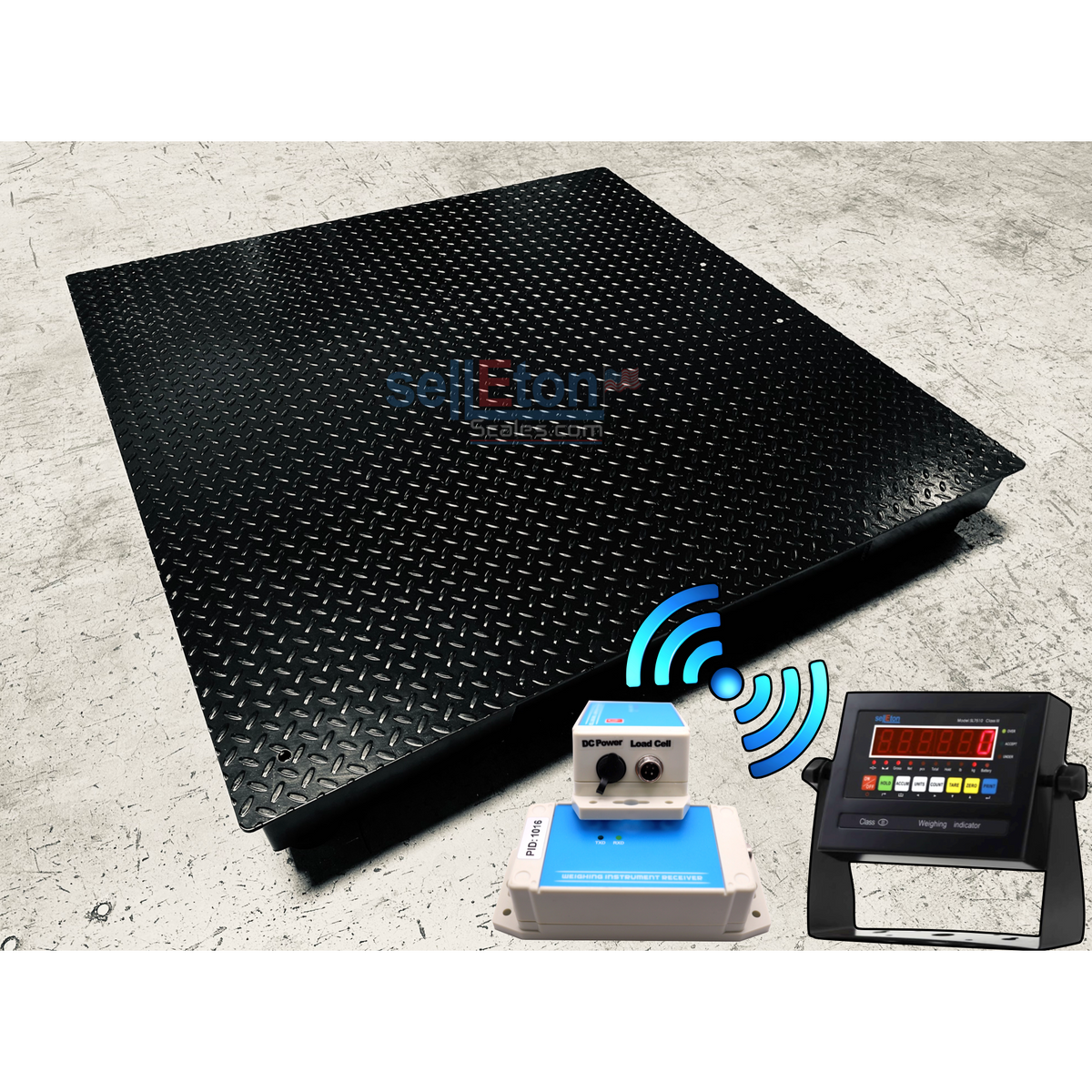 SellEton scales NTEP certified Industrial SL-800-W Wireless Floor scal ...
