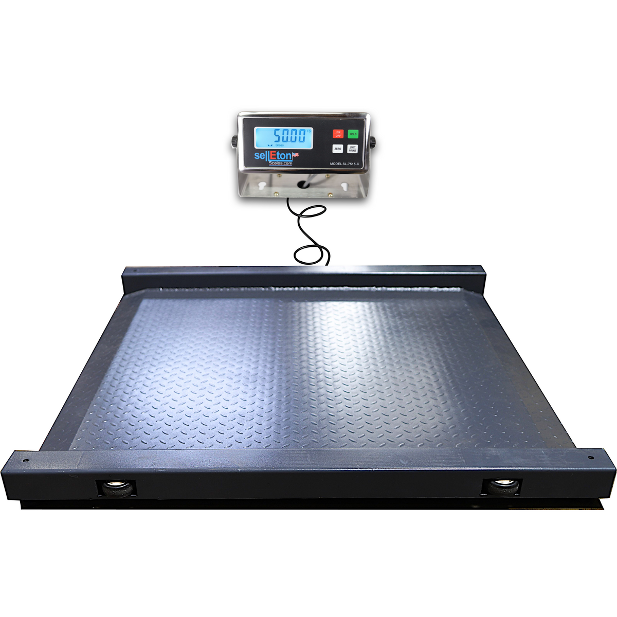 SL-917-HD-5000 LB X 1 LB Wheelchair Drum Scale | 60" X 56" X3.5 ...